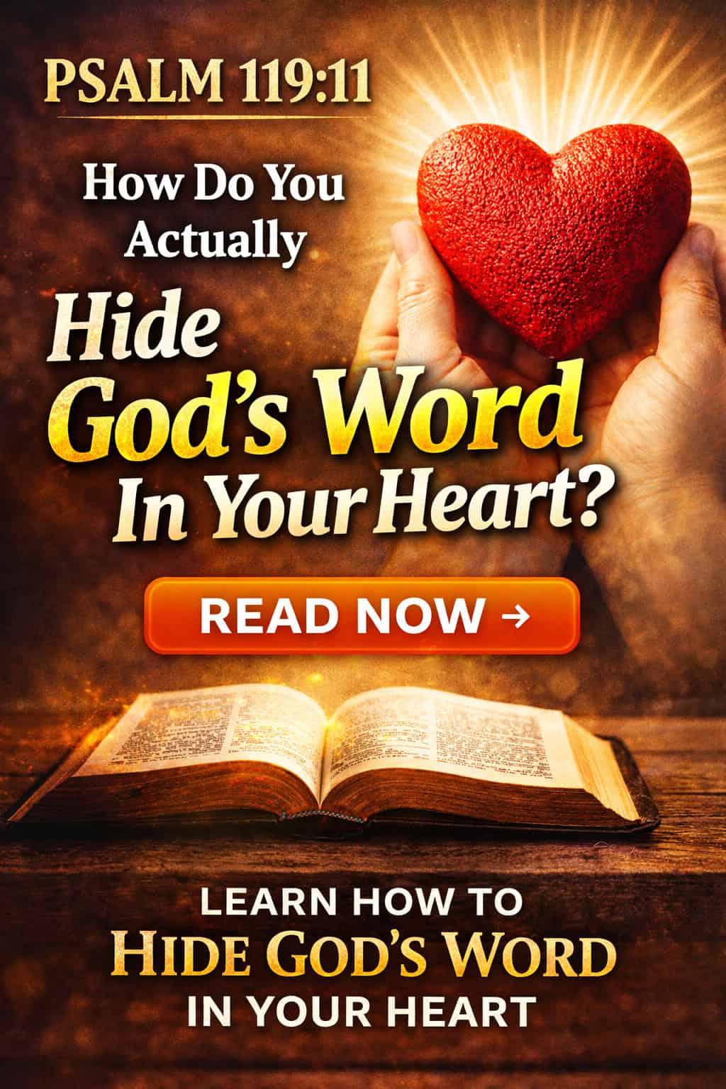 Psalm 119:11 Explained: Hiding God’s Word In Your Heart… How Do You ...