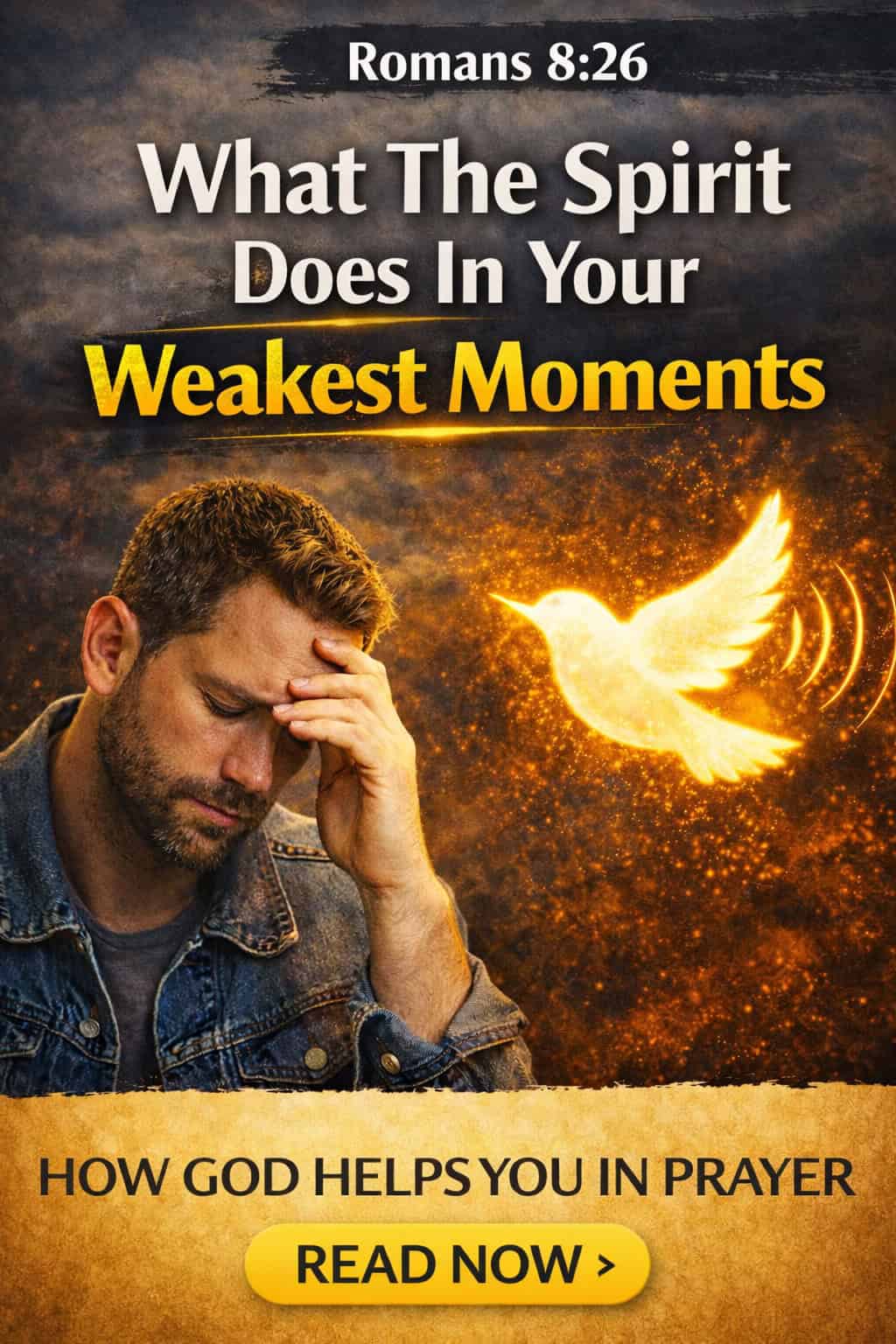 Romans 8:26 Explained: You Feel Weak… So What Is The Spirit Actually Doing?