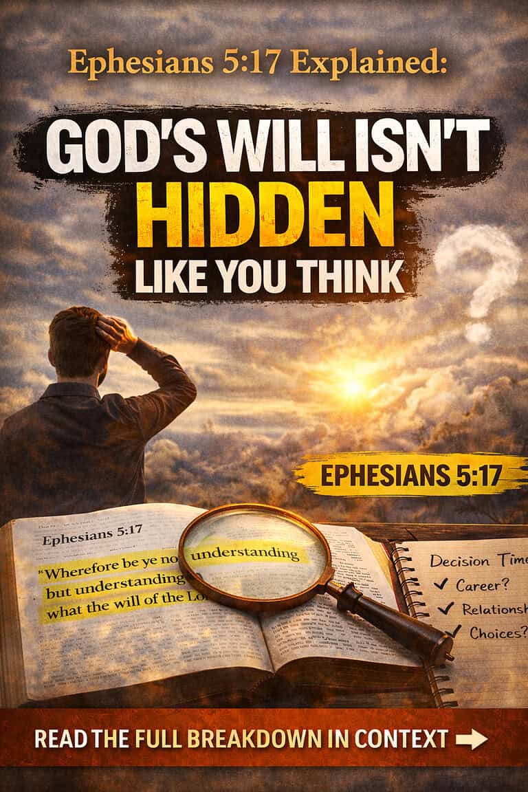 Ephesians 5:17 Explained: Understanding God’s Will… Why Does It Feel So ...