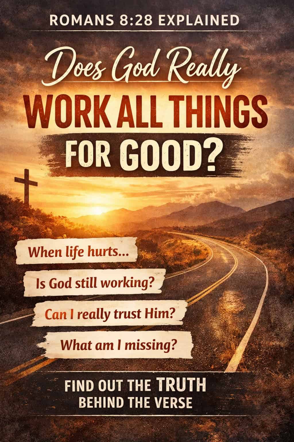 Romans 8:28 Explained: Does God Really Work All Things For Good?